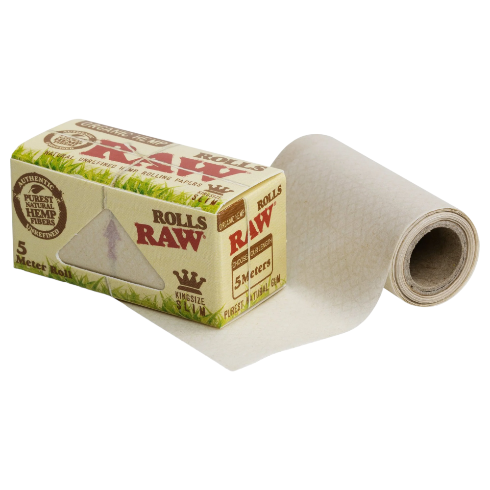 RAW Organic Hemp Rolls 5 Meter - (Pack of 24) [ROHR5m]